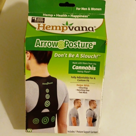 Hempvana | Other | Nib As Seen On Tv Hempvana Arrow Posture Support W ...